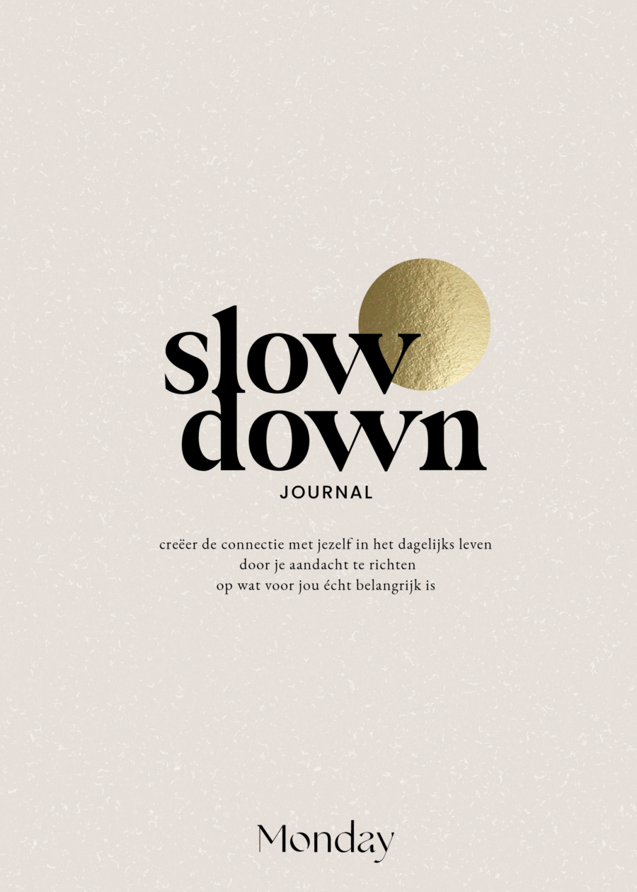 MONDAY Slow Down Journal • monday
