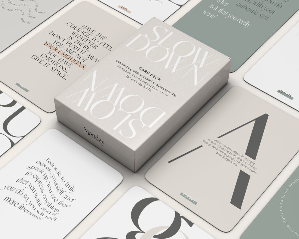 Slow Down CardDeck • monday